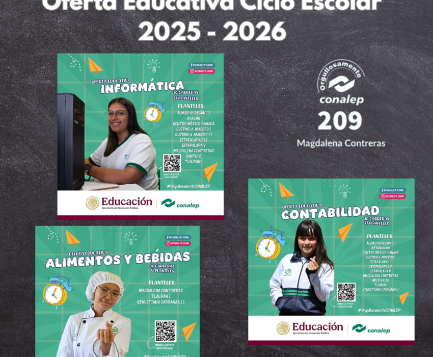 Oferta Educativa | Conalep Magdalena Contreras